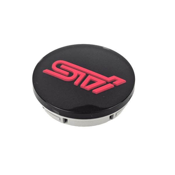 28821FE141 Genuine Subaru Wheel Center Cap Black Red STI